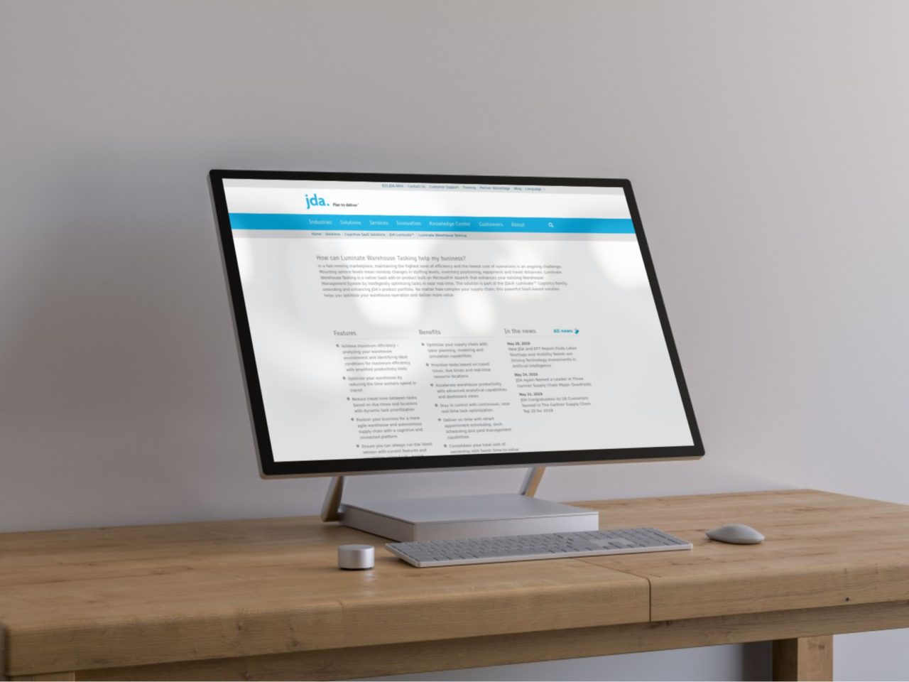 JDA Introduces Machine Learning-Based Warehouse Optimization Solution ...